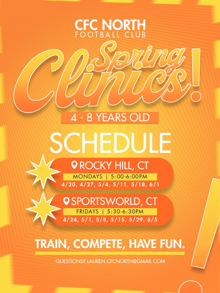 CFC North Spring Clinics – Connecticut Football Club